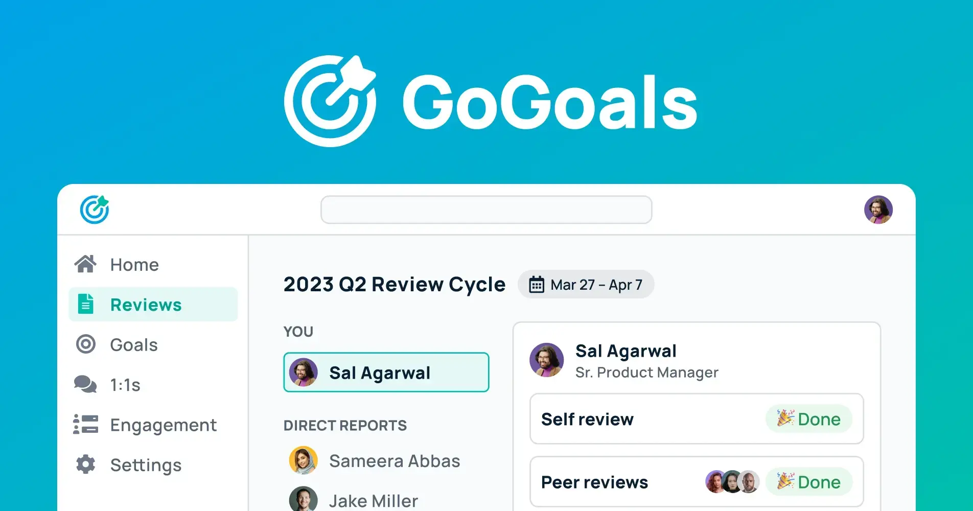GoGoals | Employee Performance Management & Engagement
